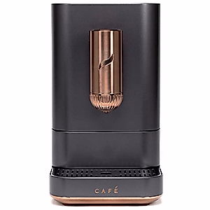 Café Affetto Automatic Espresso Machine | Brew in 90 Seconds | 20 Bar Pump Pressure for Balanced Extraction | Five Adjustable Grind Size Levels | WiFi Connected for Drink Customization | Matte Black