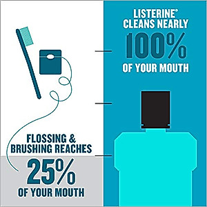 Listerine UltraClean Mouthwash, Arctic Mint - 16.9 oz