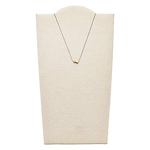 Fossil Women's Silver-Tone Necklace, Color: Silver (Model: JF03097998)