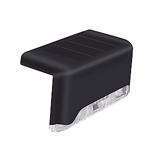 ZHUANYIYI 4 Pieces, Outdoor Solar Stair Lighting, Garden Fence Aisle Lighting Landscape Light, Home Garden Pavement Step Waterproof Decorative Light