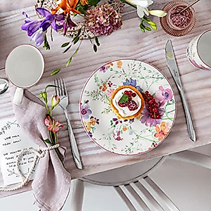 Villeroy & Boch Mariefleur Basic Salad Plate, 8.25 in, White/Multicolored