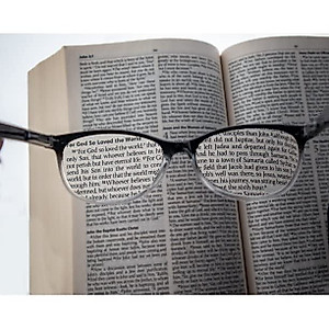 Reading Glasses for Women Men One Power Multi Flex Focus Dial Vision Auto Adjust Glasses From .5X to 2.5X For Small Print (Round)