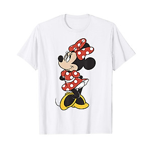 Disney Mickey And Friends Minnie Mouse Traditional Portrait Short Sleeve T-Shirt
