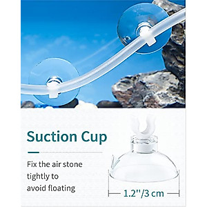 Pawfly 12 Inch Air Stone Grey Mineral Bubble Stone Bar Diffuser Bubbler Airstones for Aquarium, Fish Tank, and Pump