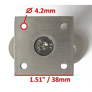 Stainless Steel Handrail Bracket - Adjustable