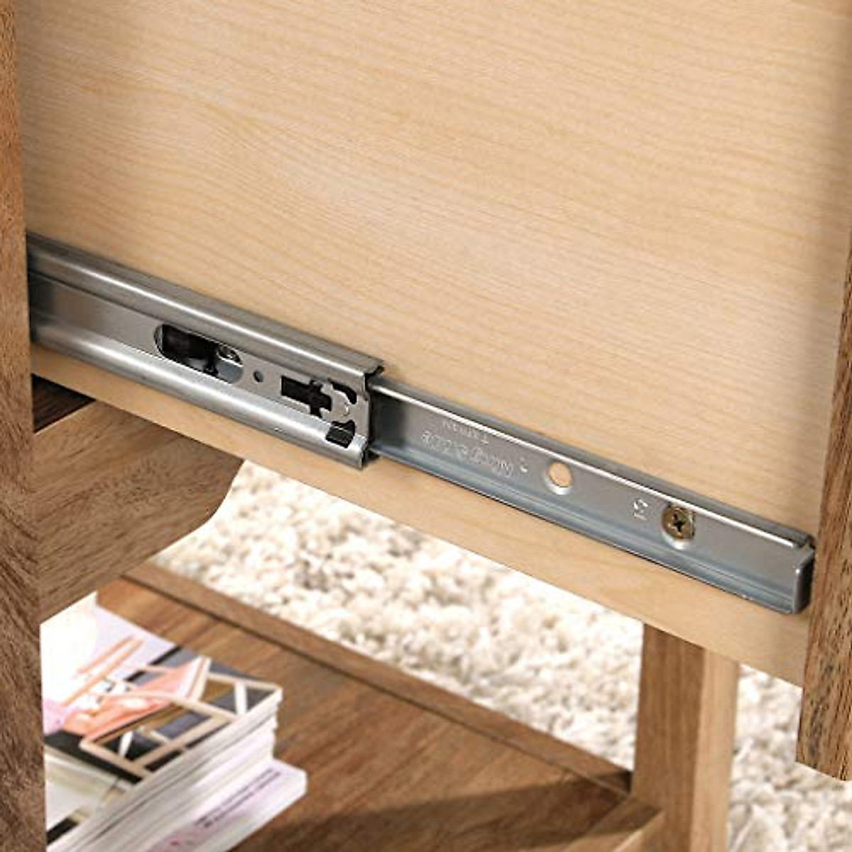 Sauder Coral Cape Desk, L: 58.62" x W: 23.47" x H: 30.0", Sindoori Mango Finish