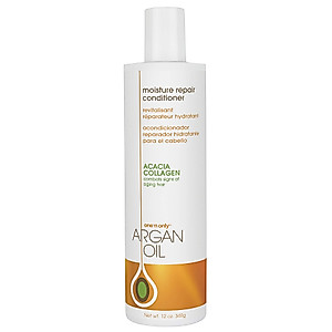 One 'n Only Argan Oil Moisture Repair Conditioner, Helps Detangle and Smooth Damaged Hair Cuticle to Improve Structure, Improves Shine and Manageability, 12 Fl. Oz