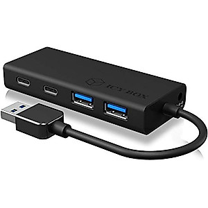 ICY BOX USB 3.0 Hub Type-A to 2X Type-A USB Ports, IB-HUB1426-U3
