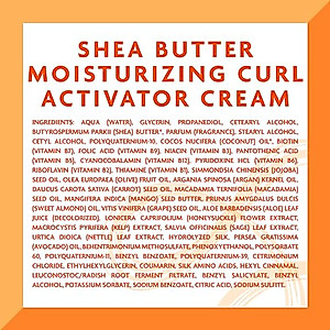 Cantu Moisturizing Curl Activator Cream with Shea Butter for Natural Hair, 12 fl oz