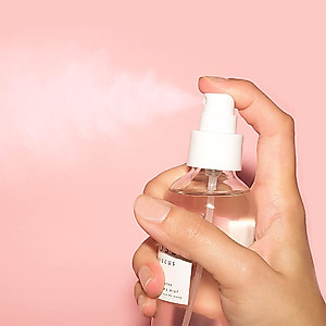 HERBIVORE Rose Hibiscus Coconut Water Hydrating Face Mist – Natural Dewy Glow, Organic Rose Water + Vegan Hyaluronic Acid, Plant-Based, Vegan, Cruelty-Free, 4 oz