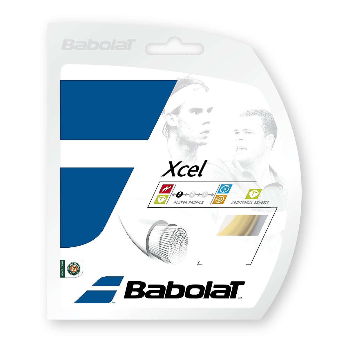 Babolat Unisex's Xcel String, Blue, Size 125