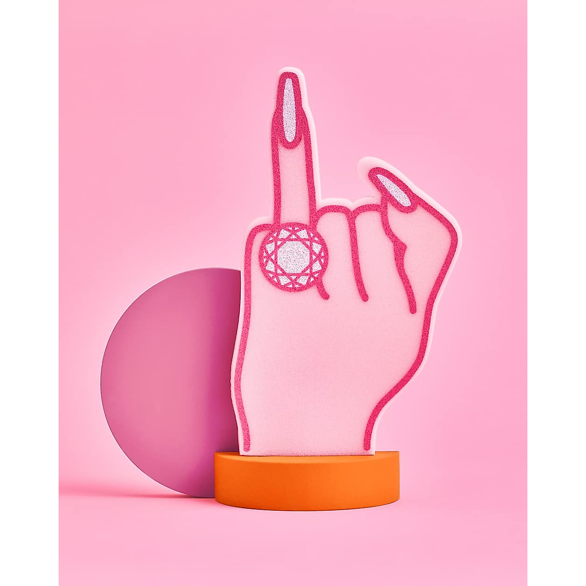 xo, Fetti Bachelorette Party Gift Decoration XL Engaged Foam Ring Finger | Bride To Be, Bridesmaid Favors, Bridal Shower, Engagement Party