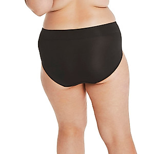 Hanes womens Signature Smooth Women's Microfiber Underwear 6-pack Briefs, Assorted, 8 US