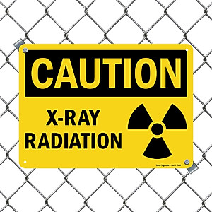 SmartSign “Caution - X-Ray Radiation” Sign | 10" x 14" Plastic