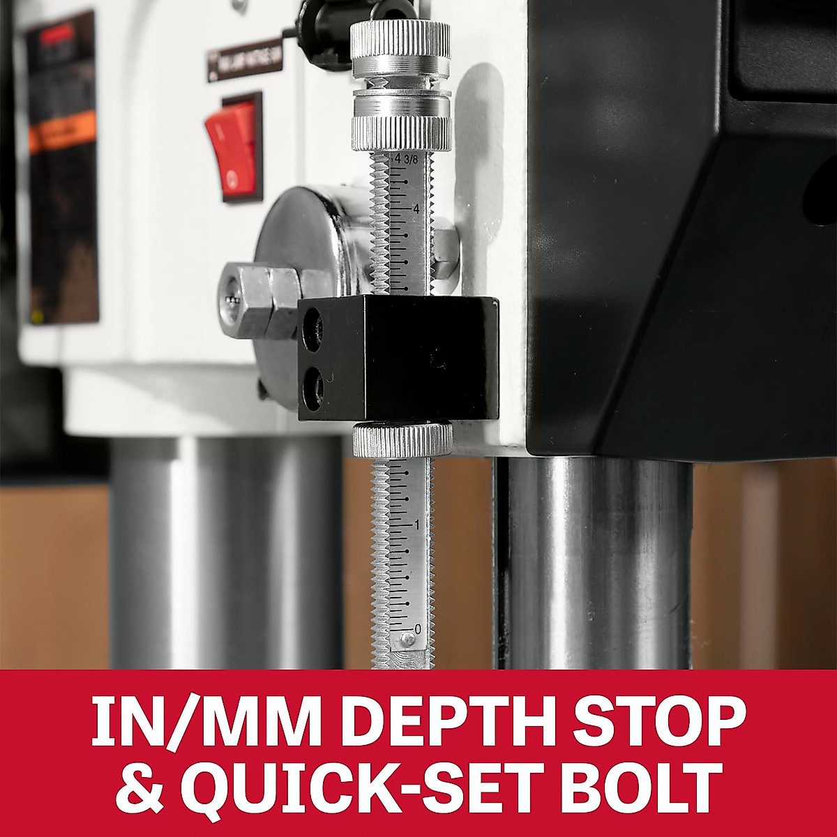 JET 16-1/2" Floor Drill Press, 3/4 HP, 115/230V 1Ph (Model JDP-17MF)