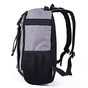 NDNNXE Youth Baseball bag softball Bat bag& backpack, T-Ball & Softball Equipment for Youth,Holds 2 Bats,Water Bottel,Helmet, Gloves, Cleats, Helmet Holder and Includes Fence Hook