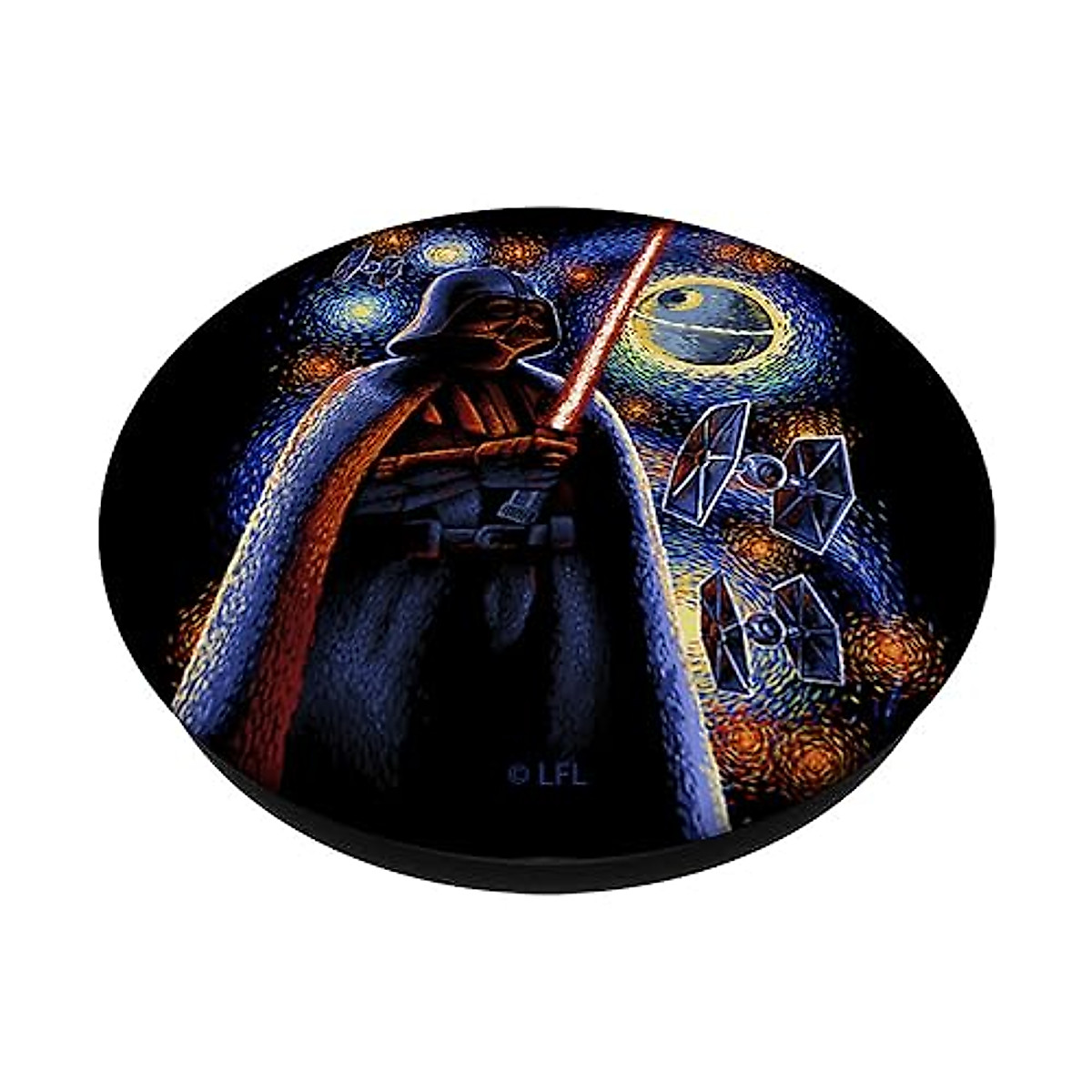 Star Wars Darth Vader Starry Night Paint Galaxy PopSockets Standard PopGrip