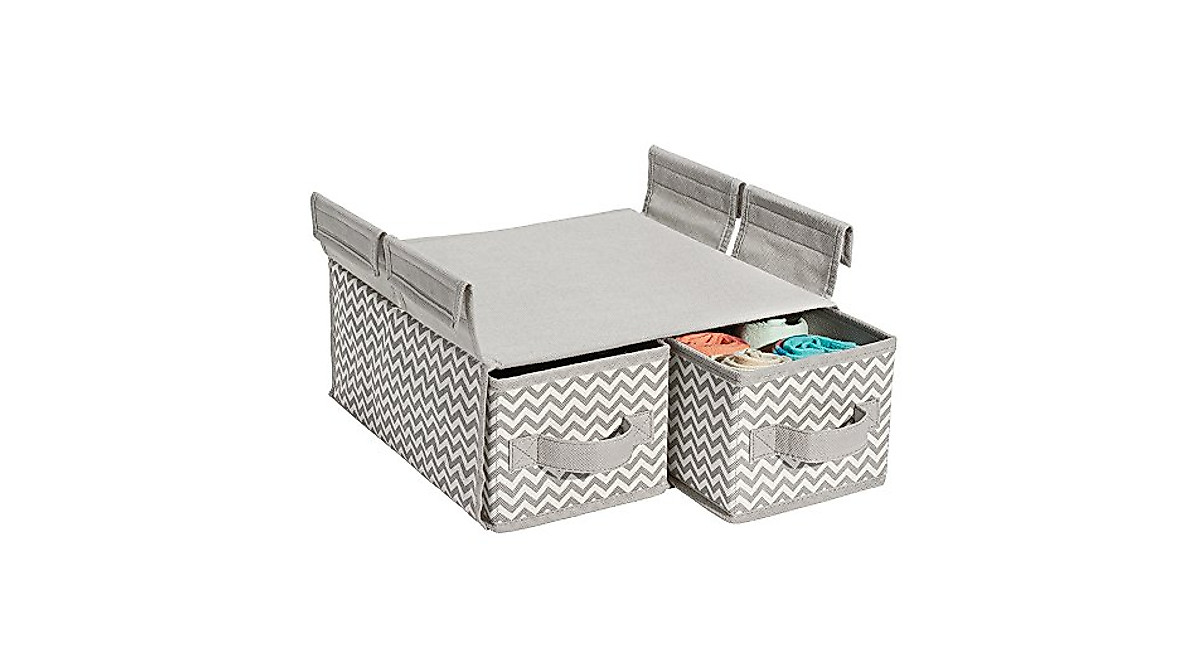 InterDesign Hanging Shelf with Drawers - Space-Saving Storage