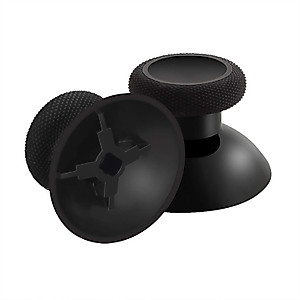 Sainwora 10 Pcs Thumbstick Replacement Kit for XBOX ONE/Xbox ONE S /PS4 Controllers Includes 4 Pack Black Analog Grip,T8/Phillips Screwdriver