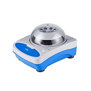 +UXI Mini Centrifuge Machine 4000rpm Scientific Lab Benchtop Microcentrifuge with 2 Rotors for 2ml/1.5ml/0.5ml/0.4ml/0.2ml centrifuge Tubes 110V Low Noise——Not for Blood Collection Tubes