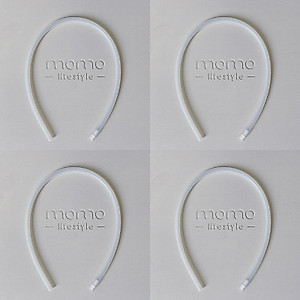 Momo Lifestyle Silicone Tubing Hose Automatic Water Dispenser 5 Gallon Bottle Replacement Tube BPA Free (4 Pack)