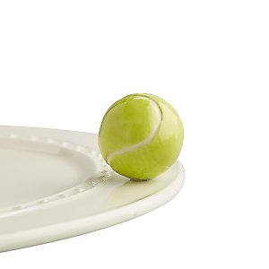 nora fleming Game, Set, Match (Tennis Ball) A72 - Hand-Painted Ceramic Unique Décor - Summer Minis for the Home and Office