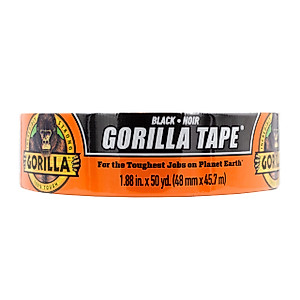 Gorilla Duct Tape, 1.88" x 50yd, Black