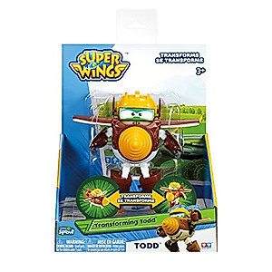 Super Wings -Transforming Todd Toy Figure | Plane | Bot | 5” Scale