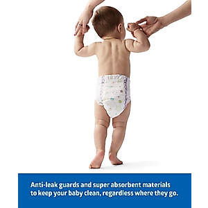 Medline Premium Disposable Baby Diapers, Absorbent & Ultra-Soft for Delicate Skin, Size 1 (8-14 lbs), 200 Count (8 Packs of 25)