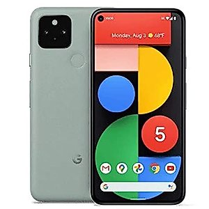 Google Pixel 5 5G 128GB 8GB RAM Factory Unlocked (GSM Only | No CDMA - not Compatible with Verizon/Sprint) International Version - Sorta Sage