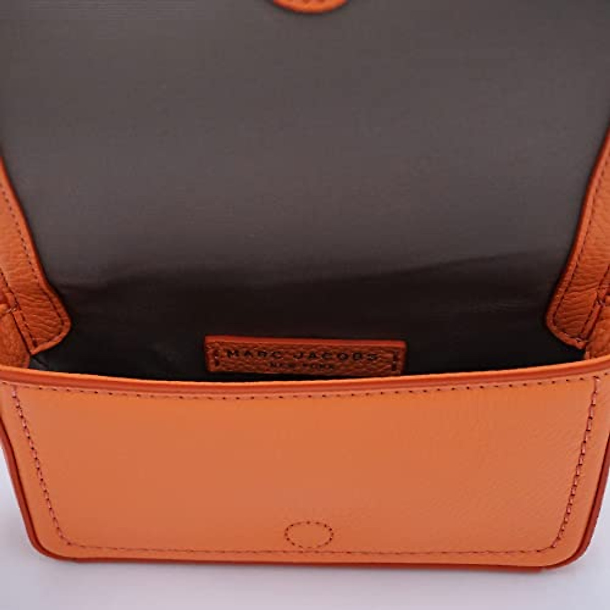 Marc Jacobs H107L0FA21-854 Melon With Silver Hardware Women's Groove Leather Mini Crossbody Bag