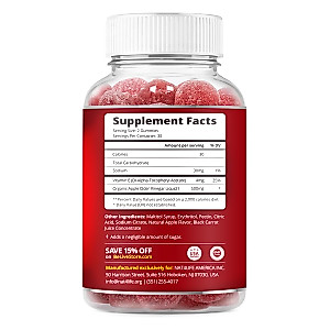 BeLive Apple Cider Vinegar Gummies - ACV Gummies Without Sugar I Detox & Cleanse Digestive Health I Alternative to Capsules, Vegan, Keto Friendly, Non-GMO, Gluten Free | 60 Ct