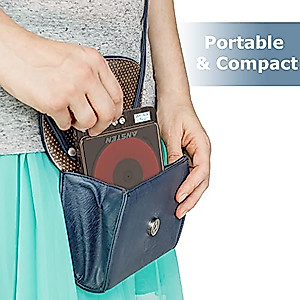 CD Player Portable,Portable CD Player with Built-in Speakers,Rechargeable CD Player for Car with FM Transmitter,Walkman CD Player with Dual Headphones Jack for Kids Elderly,Anti- Shock Protection