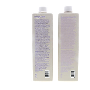 KEVIN.MURPHY BLONDE.ANGEL.WASH & BLONDE.ANGEL - Purple Shampoo for Blondes - Blonde Colour Conditioner - Colour Enhancement Hair Care - Colour Safe - Paraben/Sulphate Free - 1 L / 33.8 fl oz