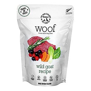 The New Zealand Natural Pet Food Co. Woof Wild Goat Freeze Dried Travel Treat 1.76oz