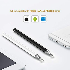 Stylus Pens for iPad Pencil, Capacitive Pen High Sensitivity & Fine Point, Magnetism Cover Cap, Universal for Apple/iPhone/Ipad Pro/Mini/Air/Android/Microsoft/Surface and Other Touch Screens