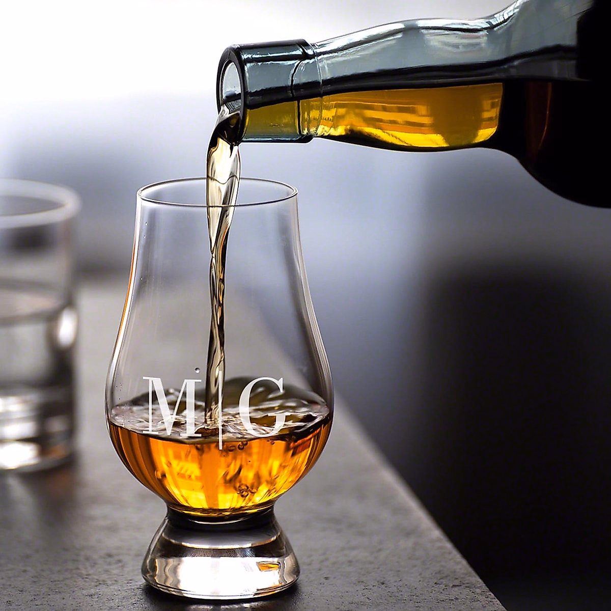 Engraved Glencairn Glasses, Set of 2 (Personalized Gift)