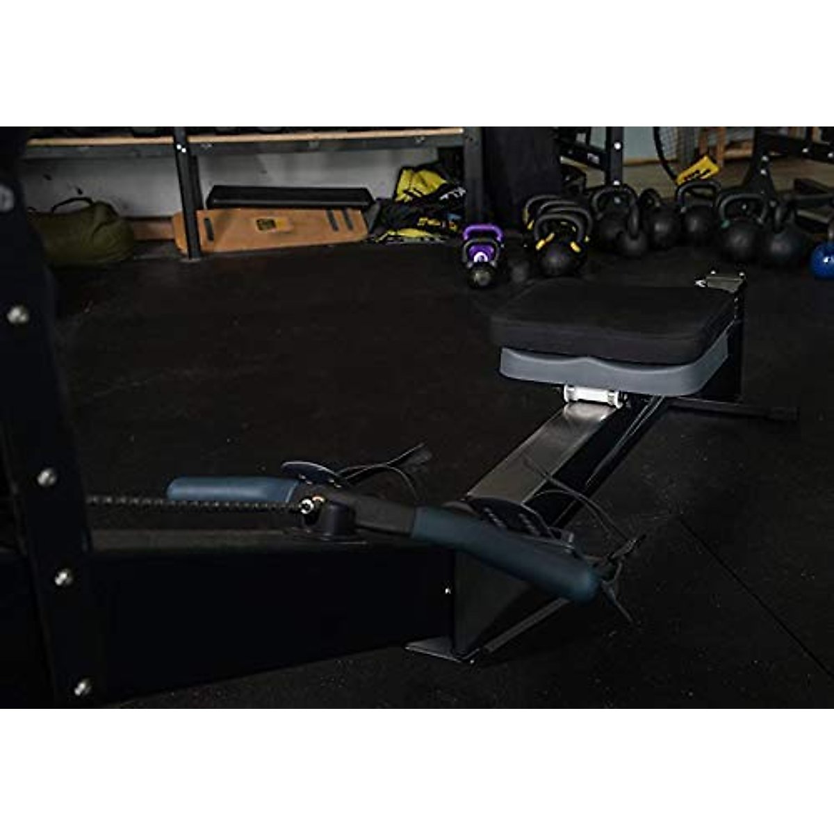The Comfort Rowing Machine Combo: Rowing Machine Cushion and Phone Holder Compatible with PM5 Monitor from Concept 2