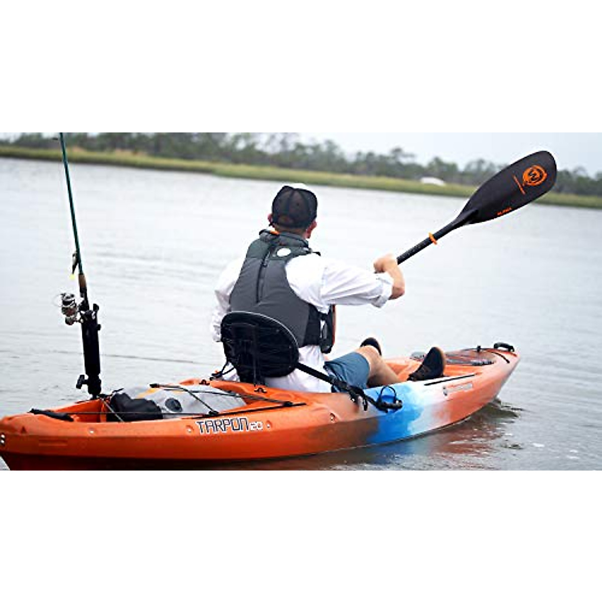 Wilderness Systems Tarpon 120 - Sit on Top Fishing Kayak - Premium Angler Kayak - Adjustable and Designed Seat - 12.3 ft - Fossil Tan