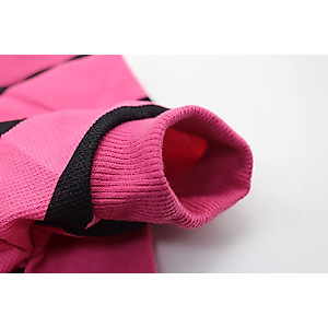 2 Pack French Bulldog Striped T Clothes T-Shirt for Medium Dogs Tee Shirts for Boston Terrier Pitbull Bichon Spring Summer Puppy Apparel, Medium, Pack of 2