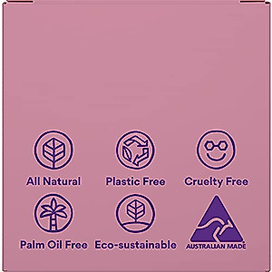 Beauty and the Bees Moroccan Mudd Shampoo Bar 100% Natural From Tasmania Australia with Leatherwood Honey and Bees Wax 125 grams