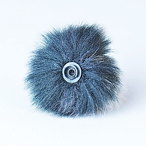 Microphone Deadcat Compatible with DJI Wireless Lavalier Microphone, Microphone Windscreen Wind Shield Muff Wind Blocker Protection Windjammer 3 Pieces Black