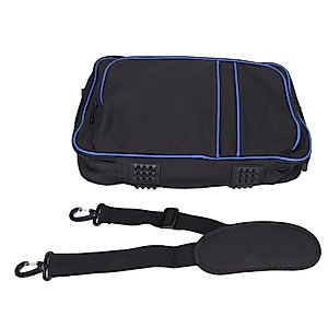 Travel Carrying Bag Portable Travel Carrying Bag Large Capacity Protective Console Case for PS5 Games Controller and Game Console Storage Pack for PS5(Blue Black)