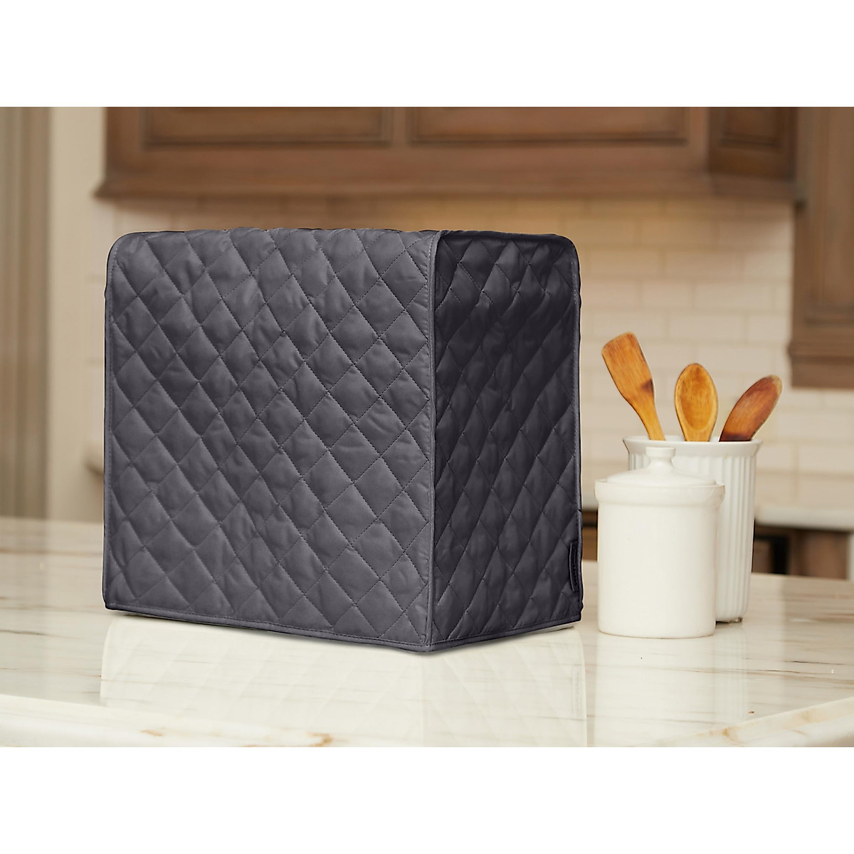 Covermates Keepsakes – Bread Maker Cover – Dust Protection - Stain Resistant - Washable – Appliance Cover, Slate
