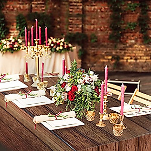 Irenare Wood Grain Tablecloth Wooden Tablecloths Rustic Plastic Table Covers Rectangular Table Decoration for Barbecue Fall Autumn Western Barn Themed Birthday Party, 54 x 108 Inch (Brown, 3 Pieces)