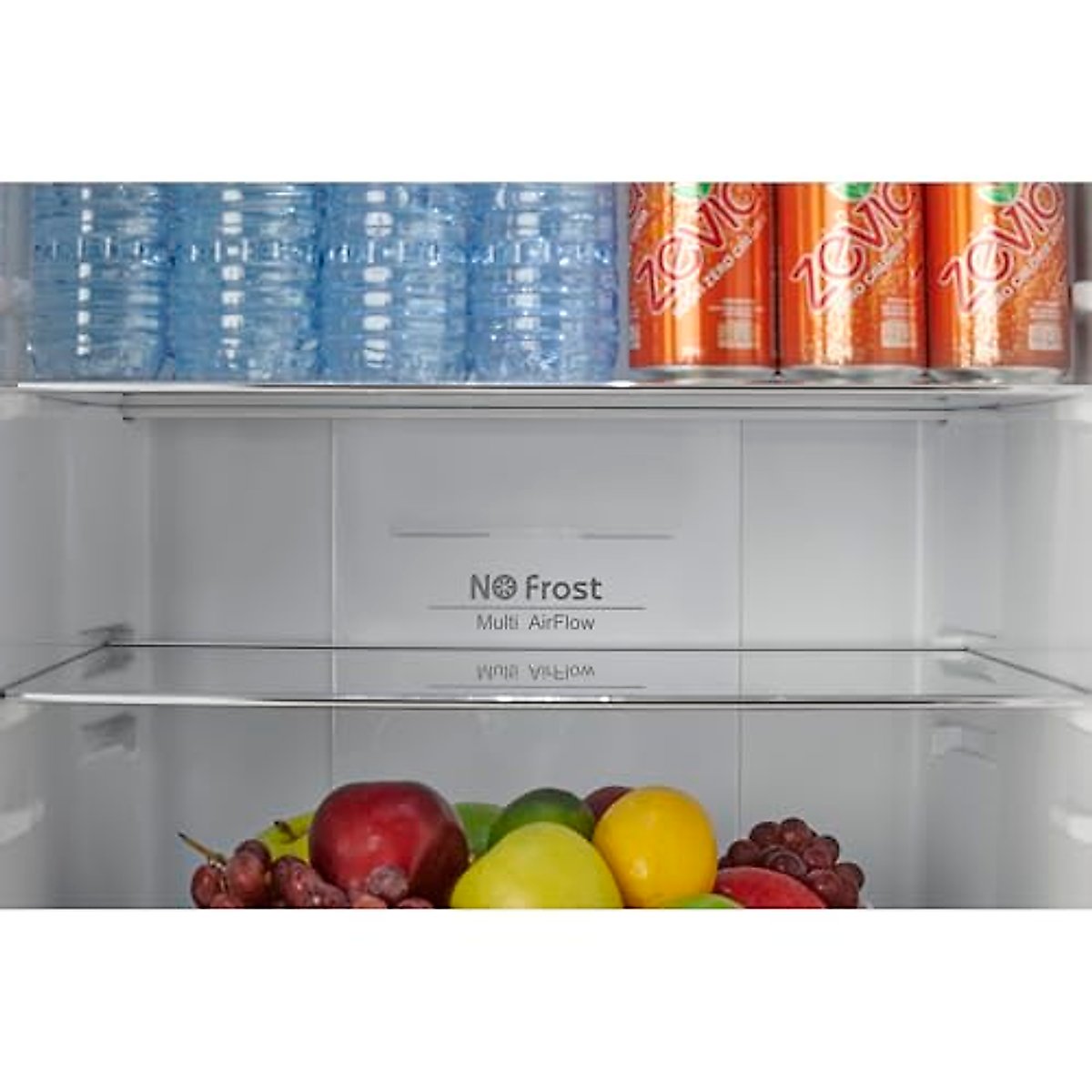 iio Retro Refrigerator With Bottom Freezer - Full Size 24 Inch Wide 11 Cu Ft - Frost Free, Fast Cool, 360° Multiflow Cooling, Space Saving, Environmentally Friendly (Left Hinge, White)