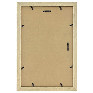 MCS Studio Gallery 11x17 Picture Frame Natural Woodgrain, Rectangle Photo Frame for Photos, Posters & Art Prints (2-Pack)