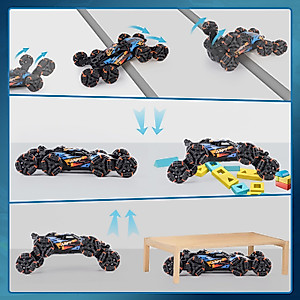 NEXBOX Cool 8 Wheels Hand Controlled rc Stunt Car Toys, Gesture Sensing Remote Control Cars for Boys Age 6 7 8-12 13 14 Year Old, Birthday Gifts Ideas for Kids