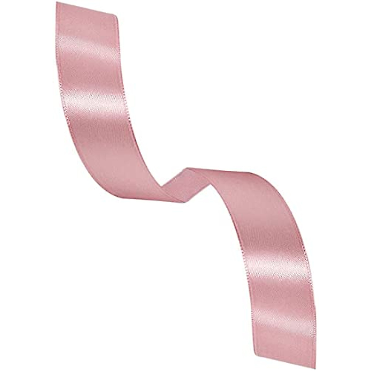 Xmasold Rose Gold Satin Ribbon 1 inch x 25 Yards, Fabric Ribbons for Gift Wrapping, Crafts, Hair Bows, Balloon, Baby Shower, Birthday Wedding Party, Christmas Decorations