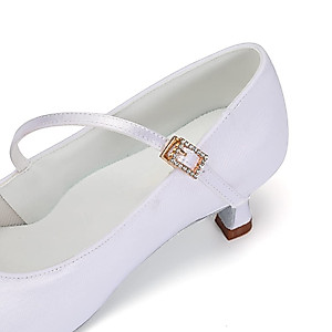 HIPPOSEUS Women's Ballroom Latin Dance Shoes Closed toe Suede sole 7B(M) US